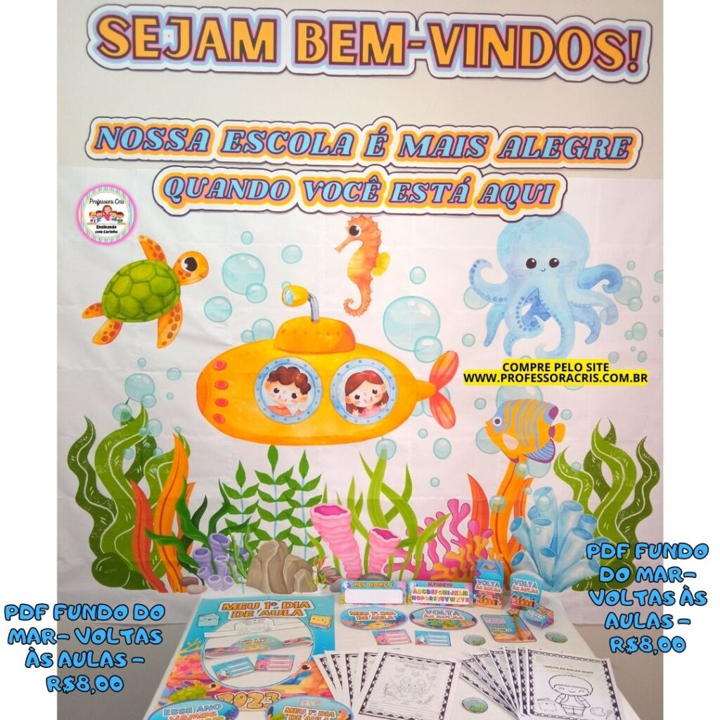 PDF FUNDO DO MAR VOLTA AS AULAS – Professora Cris – Ensinando com carinho