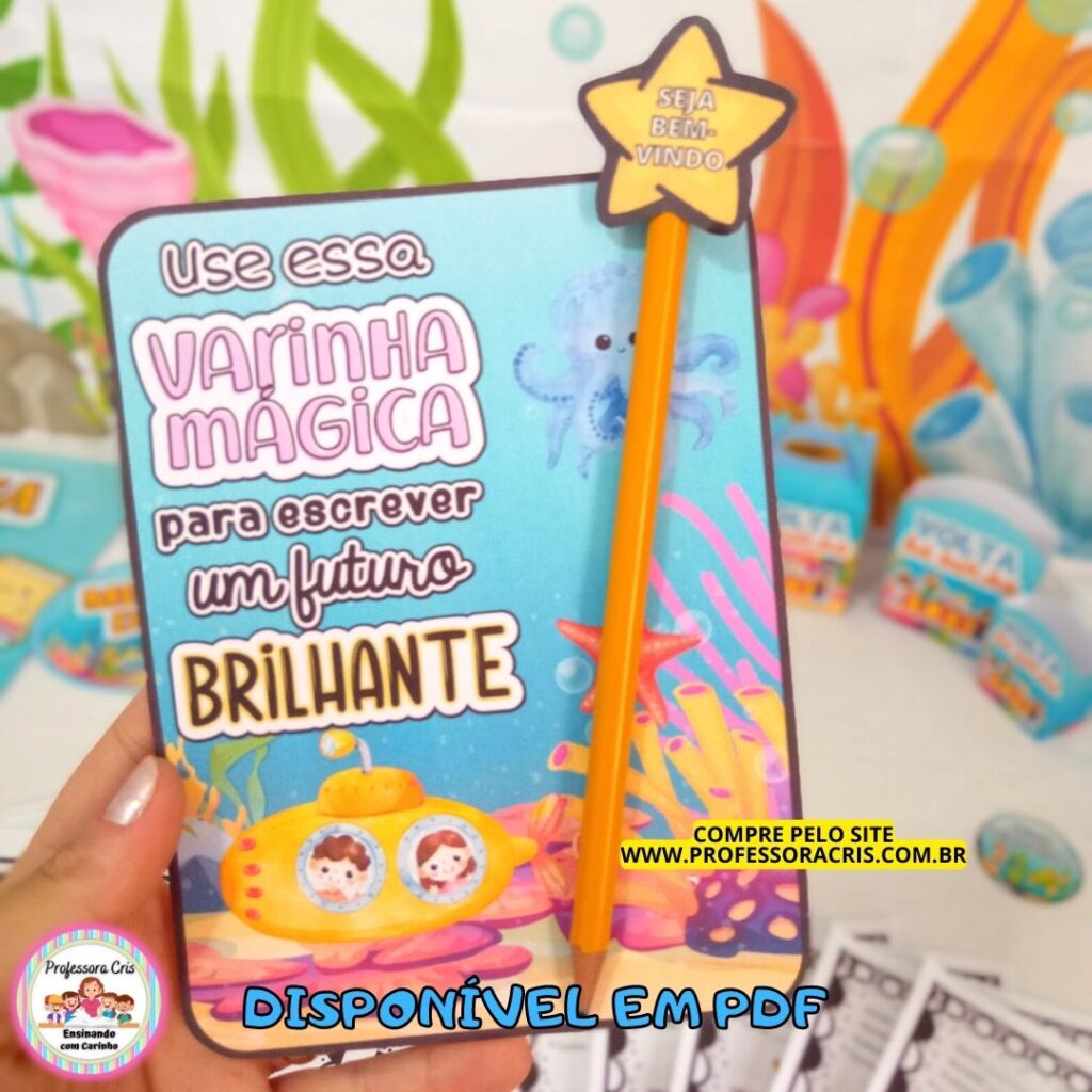 PDF FUNDO DO MAR VOLTA AS AULAS – Professora Cris – Ensinando com carinho