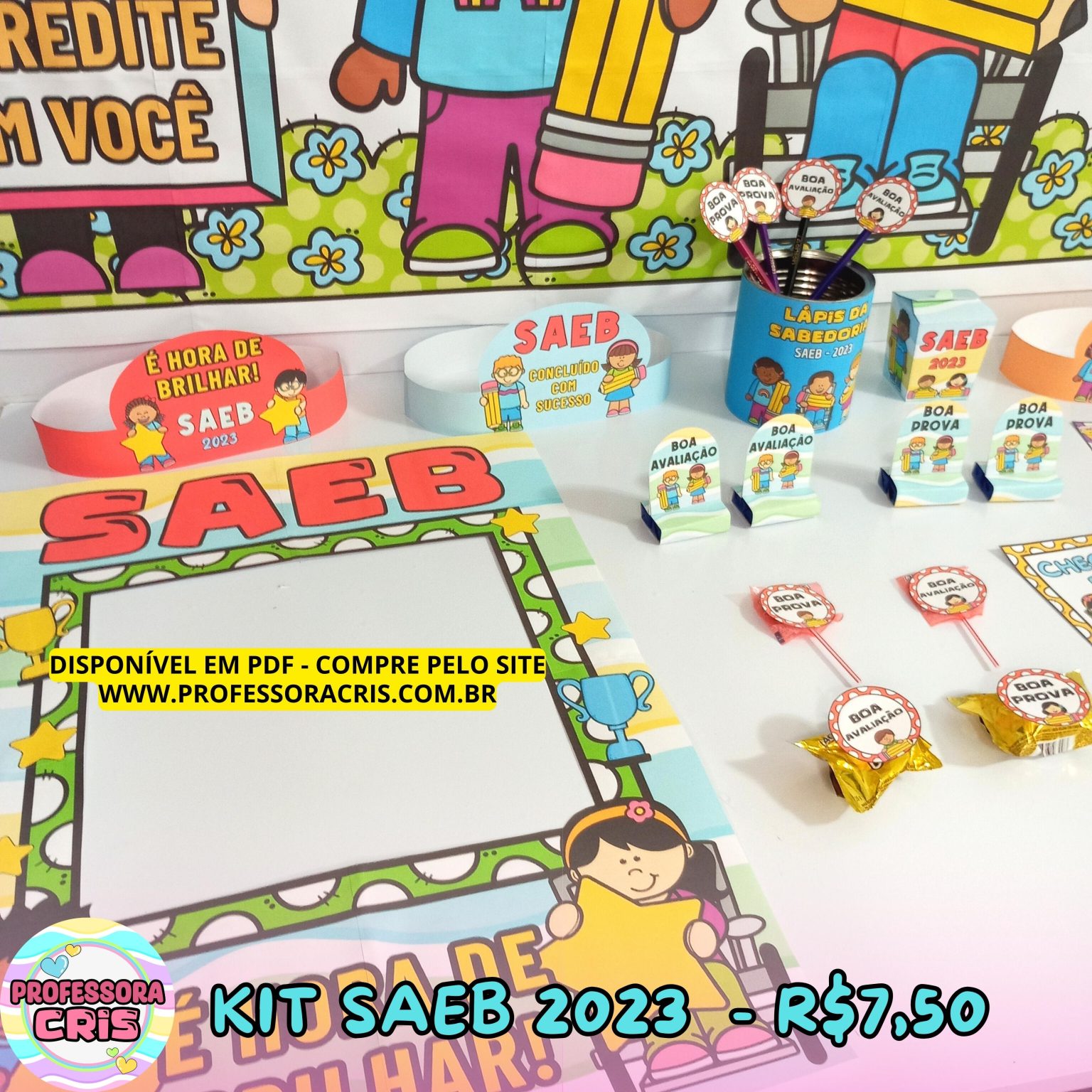 PDF kit SAEB 2023 – Professora Cris – Ensinando com carinho