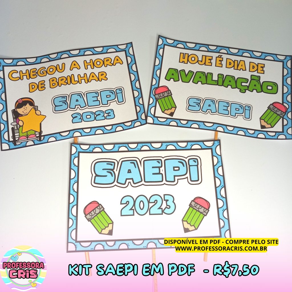 KIT SAEPI 2023 – Professora Cris – Ensinando com carinho