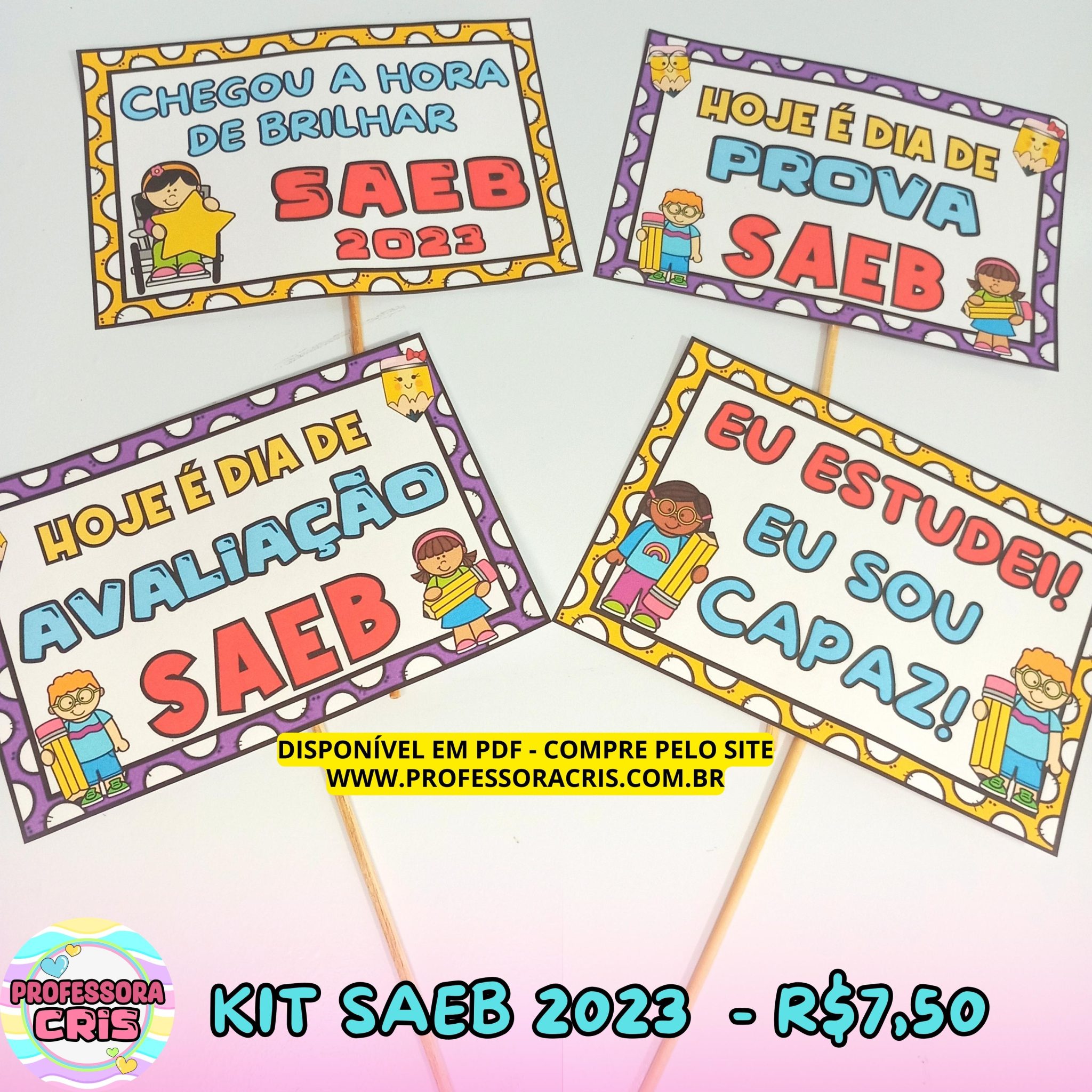 PDF kit SAEB 2023 – Professora Cris – Ensinando com carinho