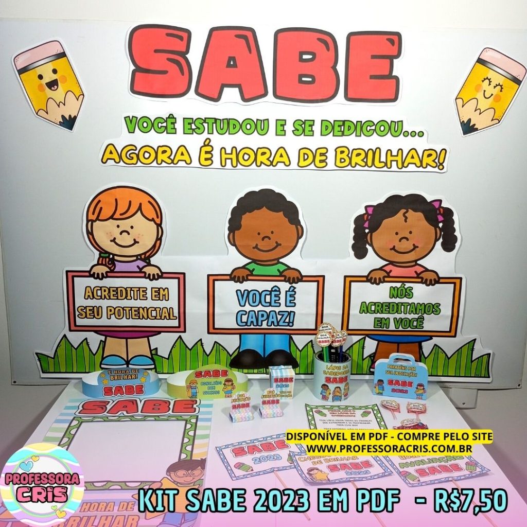 KIT SABE (Bahia) 2023 – Professora Cris – Ensinando com carinho