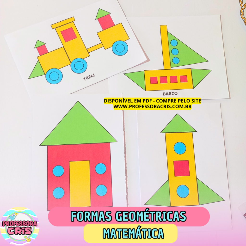 FORMAS GEOMÉTRICAS – Professora Cris – Ensinando com carinho