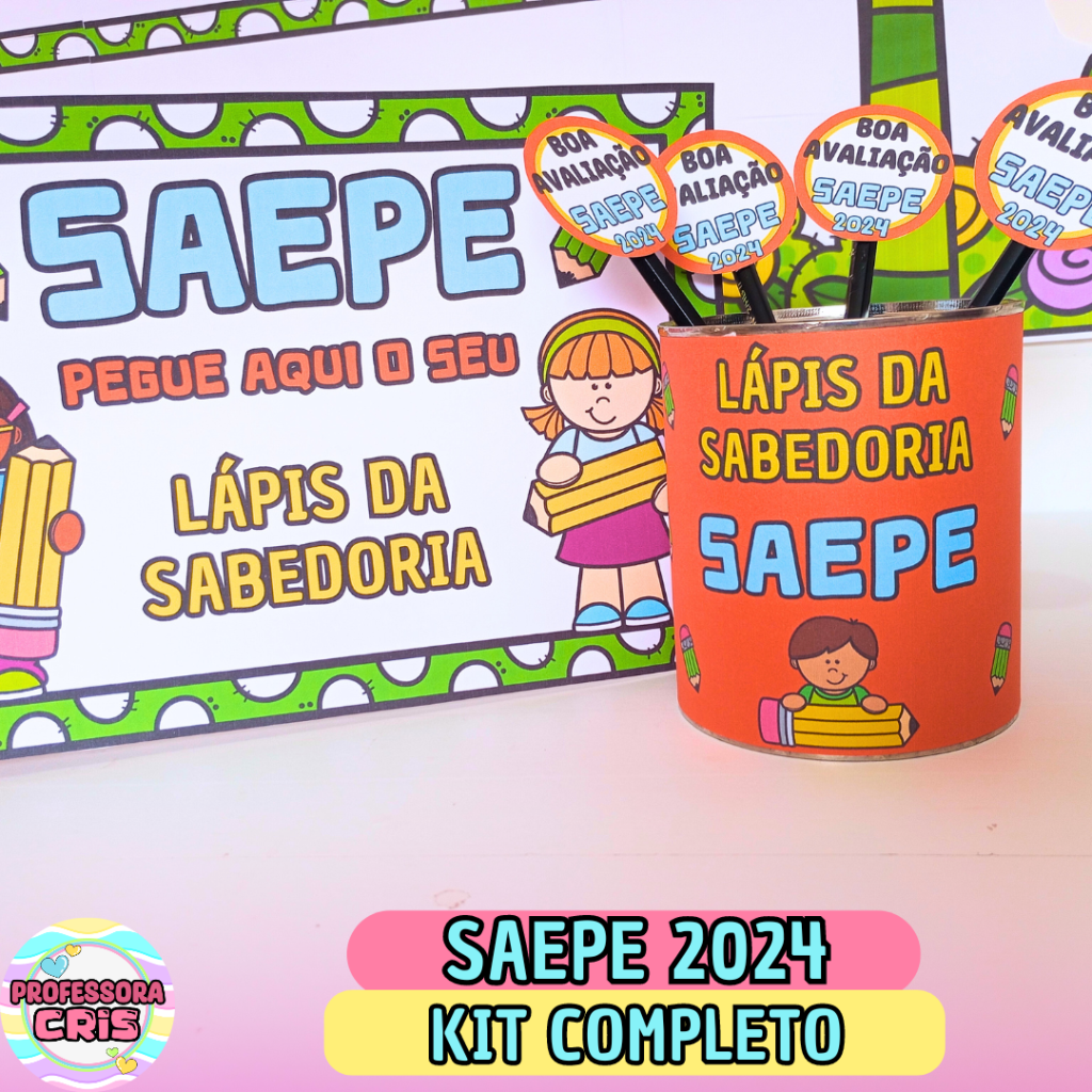 KIT SAEPE (Pernambuco) 2024 – Professora Cris – Ensinando com carinho