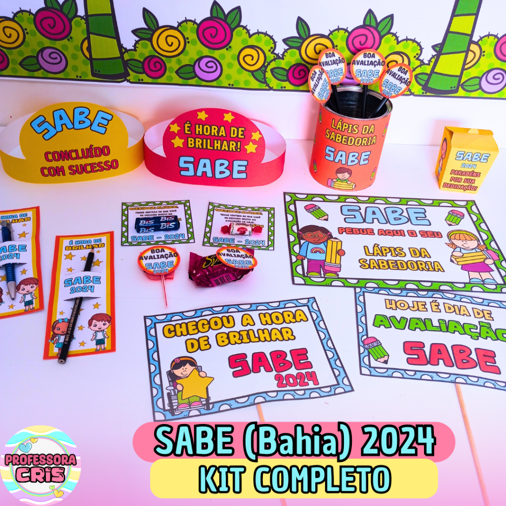 KIT SABE (Bahia) 2024 – Professora Cris – Ensinando com carinho