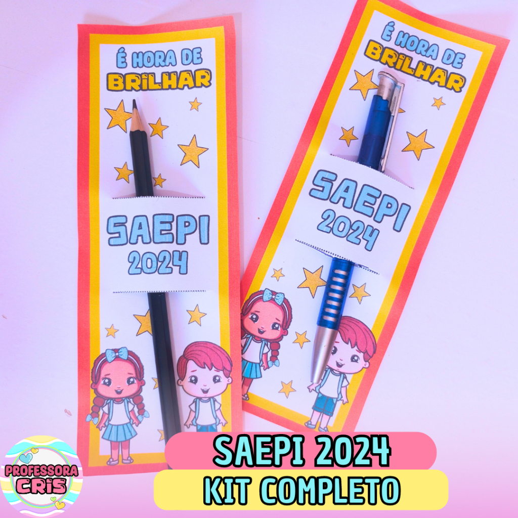 KIT SAEPI (Piauí) 2024 – Professora Cris – Ensinando com carinho
